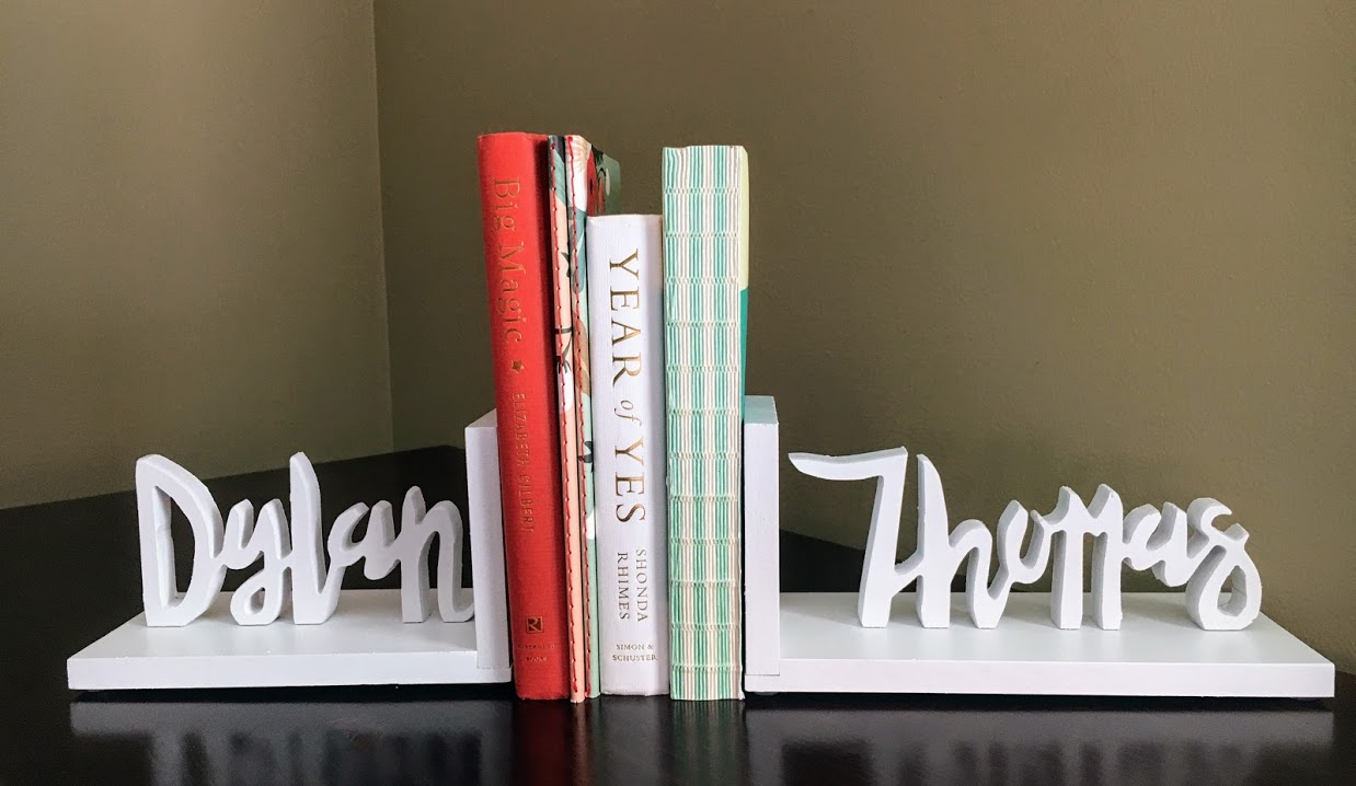 T custom bookends dylan thomas – THE ARCHITECT PAINTS
